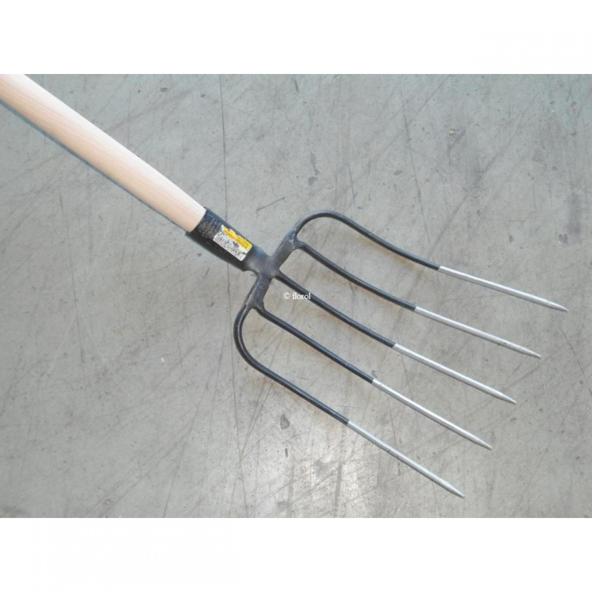 Fourche à fumier 5 dents ABT douille emmanchée. - Vente et achat en ...